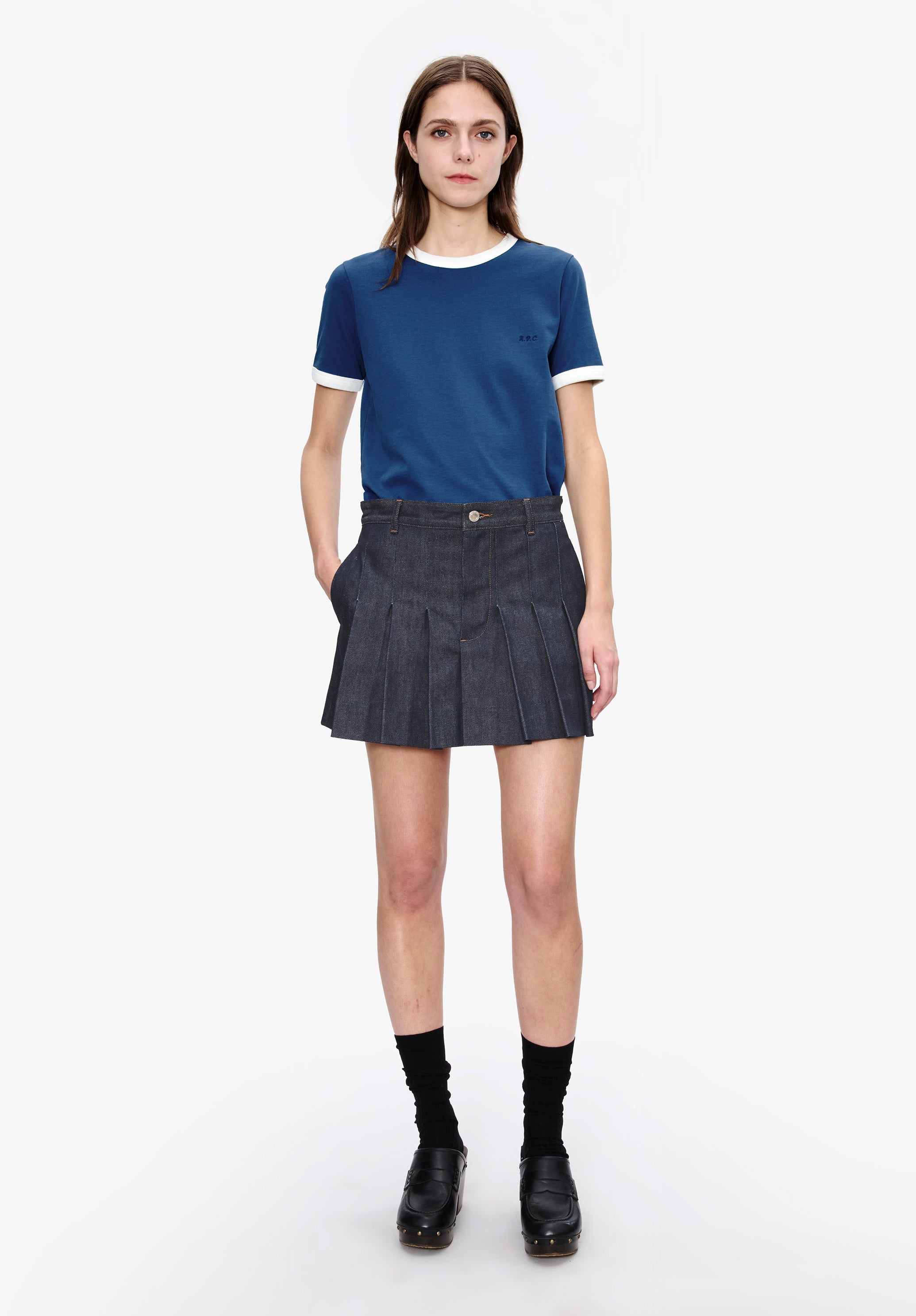 Pleated mini skirt | Skirts / shorts | A.P.C. Ready-to-Wear
