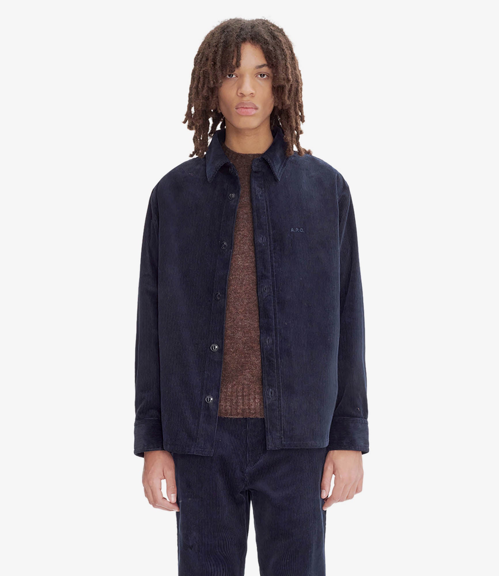 Bobby Logo overshirt | Corduroy | A.P.C. Ready-to-Wear