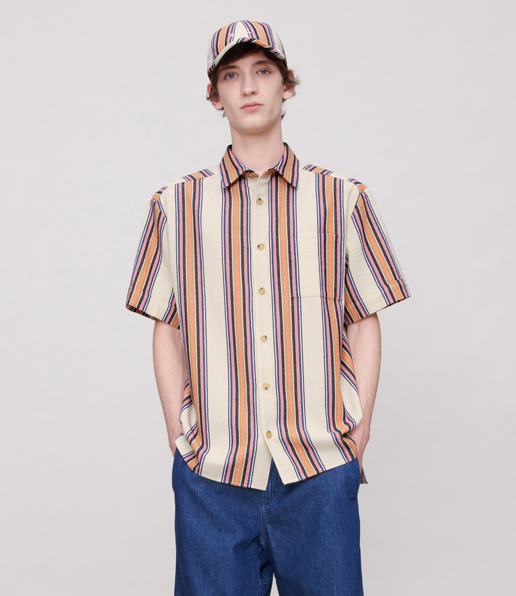 Ross short-sleeve shirt | 100% cotton | A.P.C. Ready-to-Wear