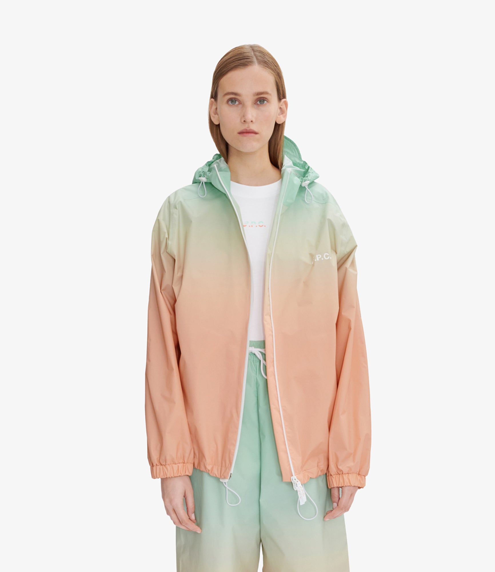 Meadow jacket | Gradient water-repellent polyester | A.P.C. Ready-to-Wear
