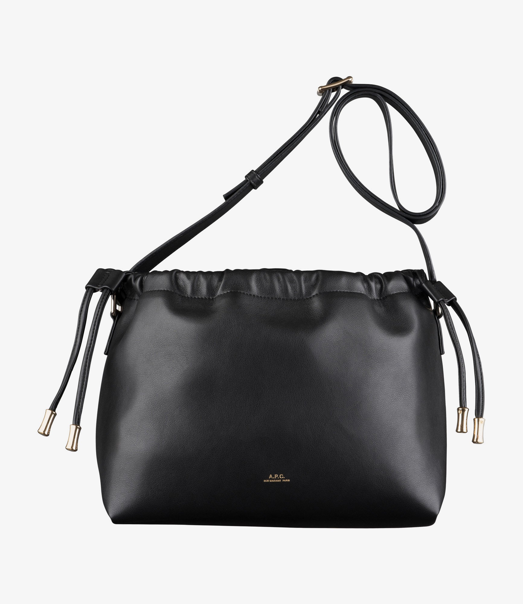 Ninon bag | Drawstring bag in recycled leather-like material | A.P.C ...
