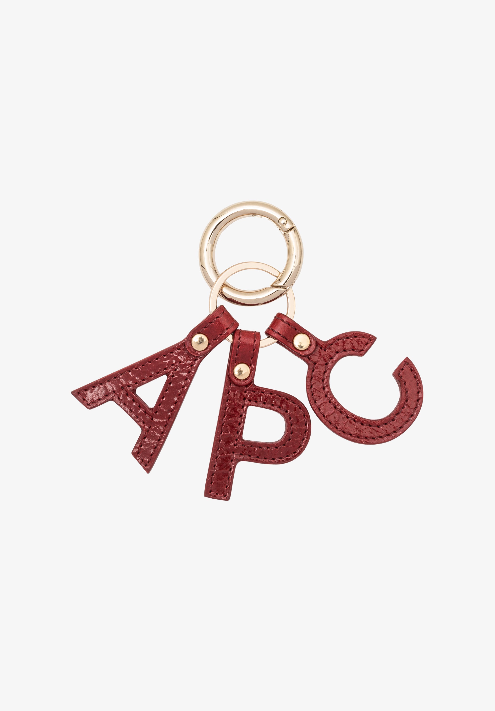 Lettres APC keychain | 100% cowhide leather | A.P.C. Accessories