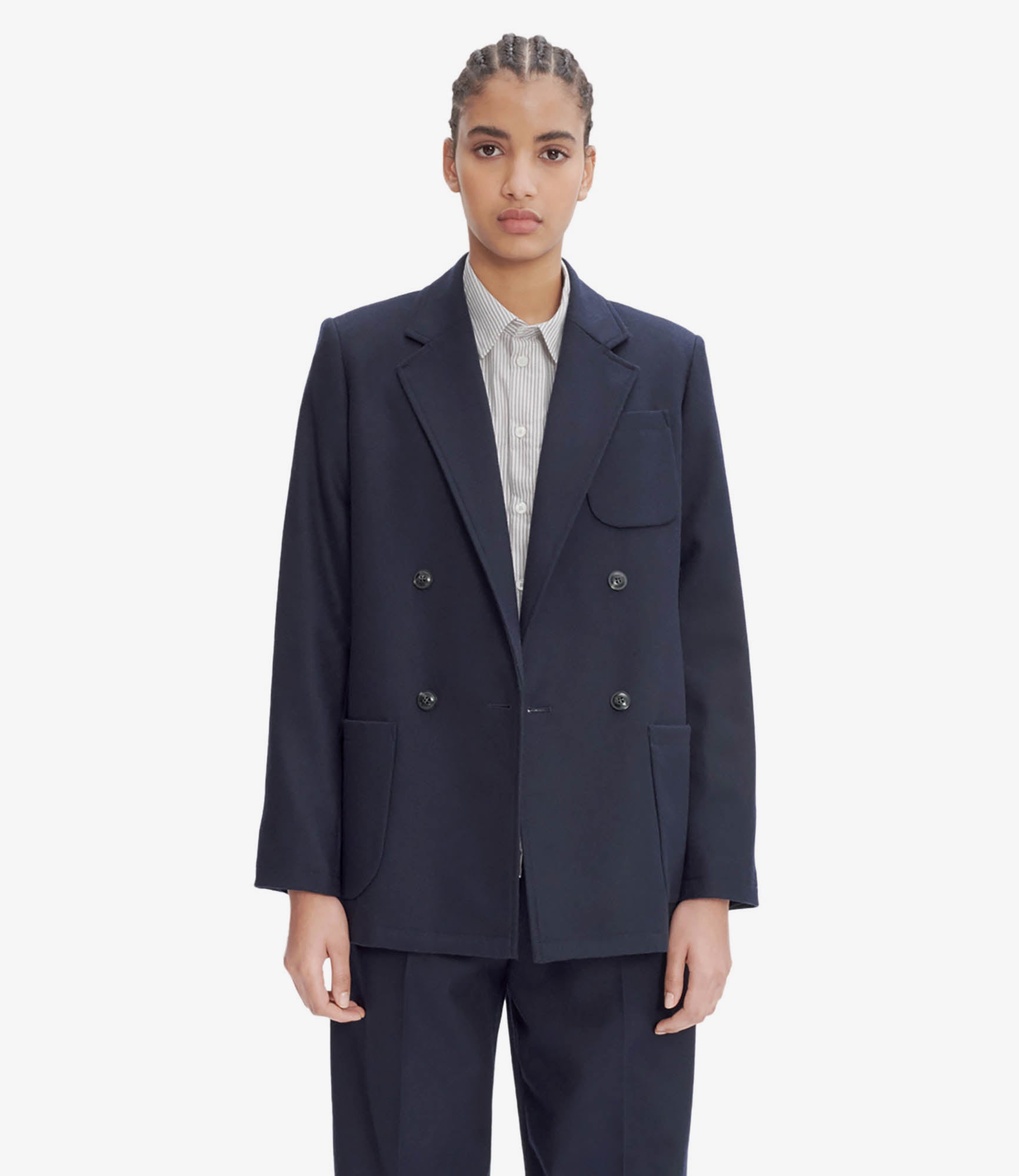 Hazel jacket | Recycled wool flannel | A.P.C. Ready-to-Wear